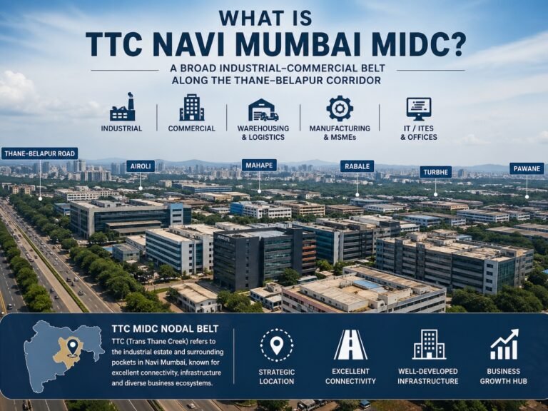 TTC Navi Mumbai MIDC Guide: Full Form, Areas, Map, Property Types ...